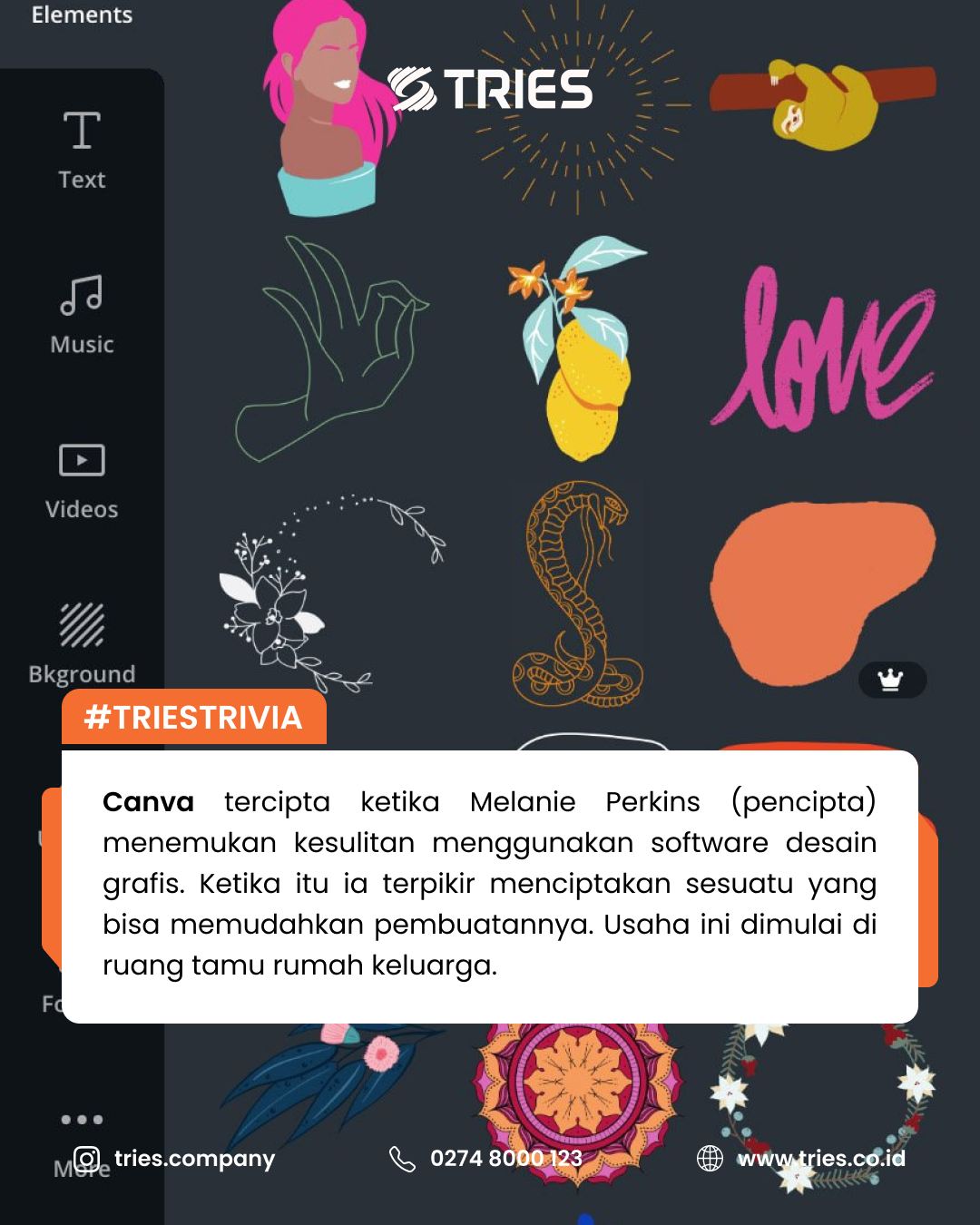 Canva: aplikasi desain praktis masa kini - Tries Canva: aplikasi desain praktis masa kini - Tries